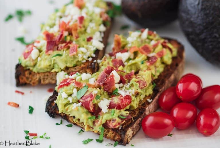 Smashed Avocado on Toast - Rocky Mountain Cooking