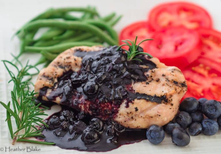 Savory Balsamic Blueberry Sauce - Rocky Mountain Cooking