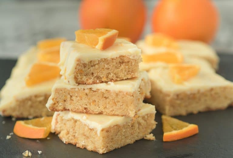 Orange Creamsicle Blondies - Rocky Mountain Cooking